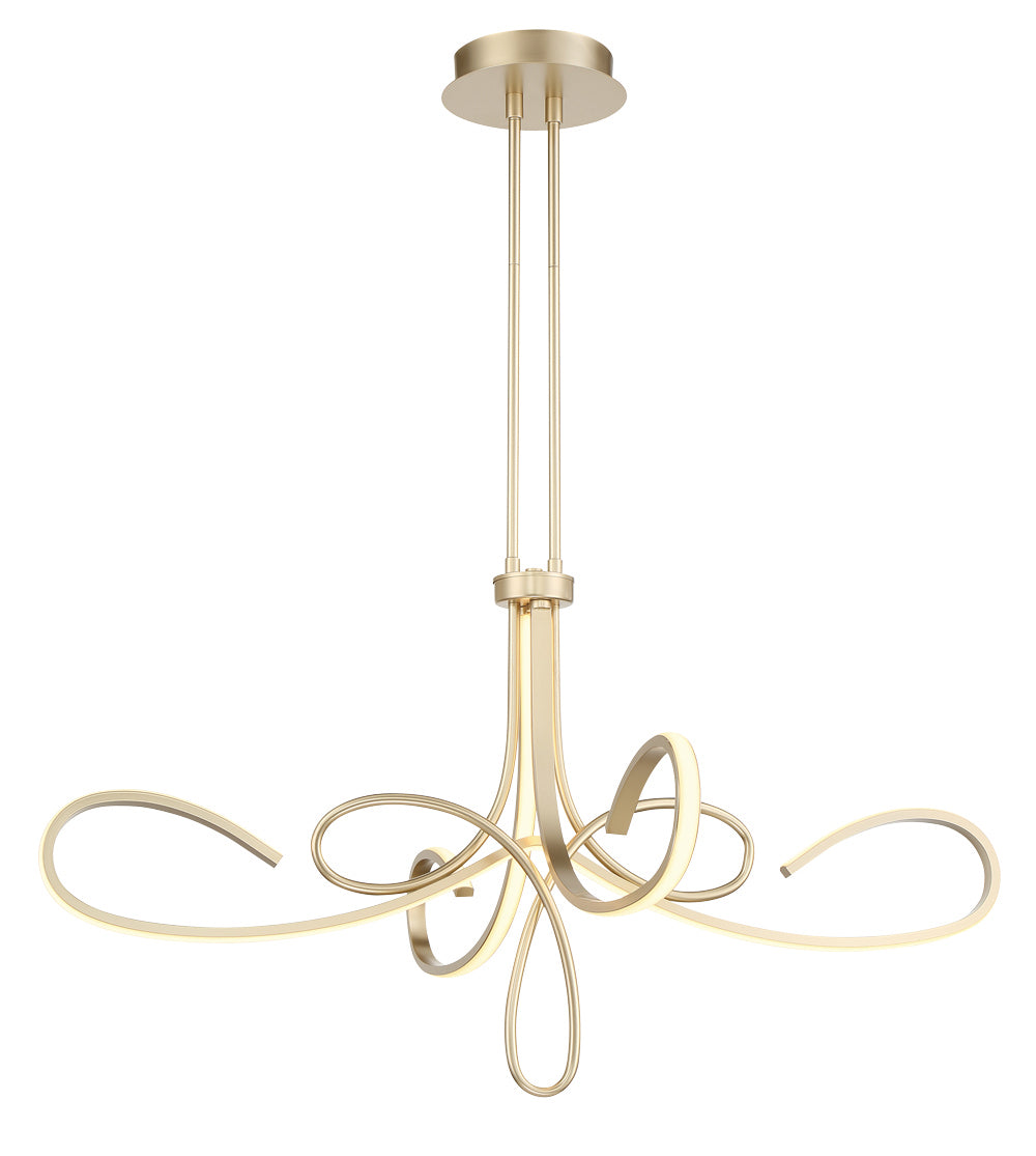 Astor LED Chandelier in Soft Gold Finish | Maison&Co.