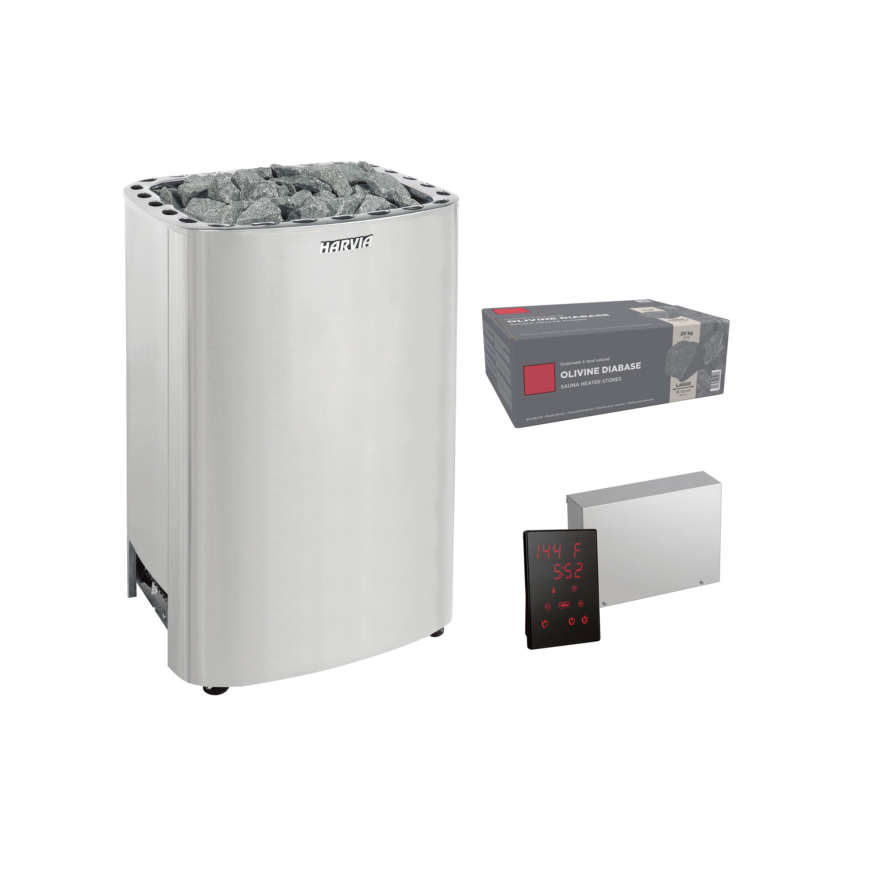 Ultimate Sauna Club Heater Kit 12kW / Three Phase - Digital Control ...