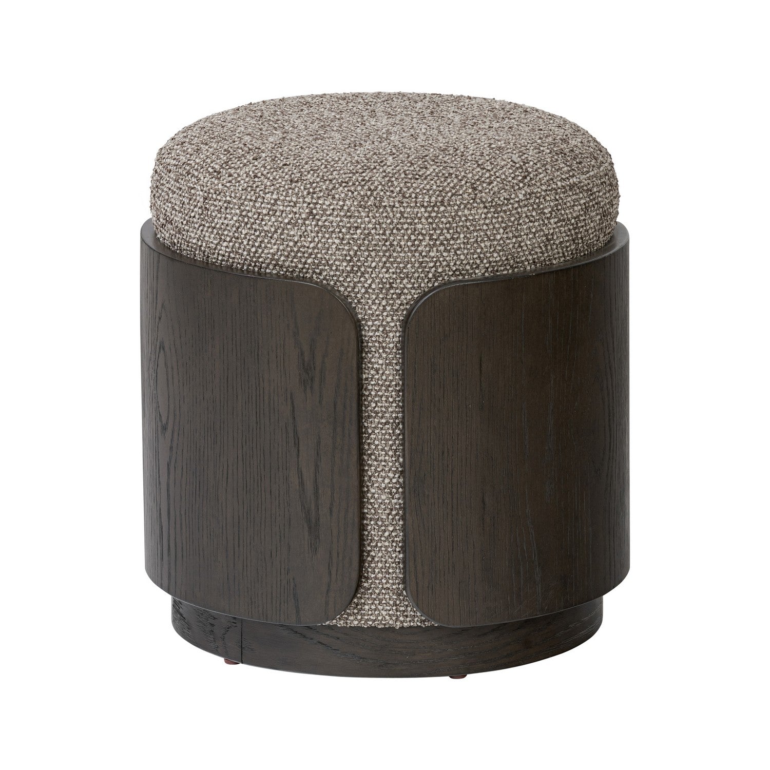 Hutton Ottoman in Dark Brown Oak/Earth Finish | Maison&Co.