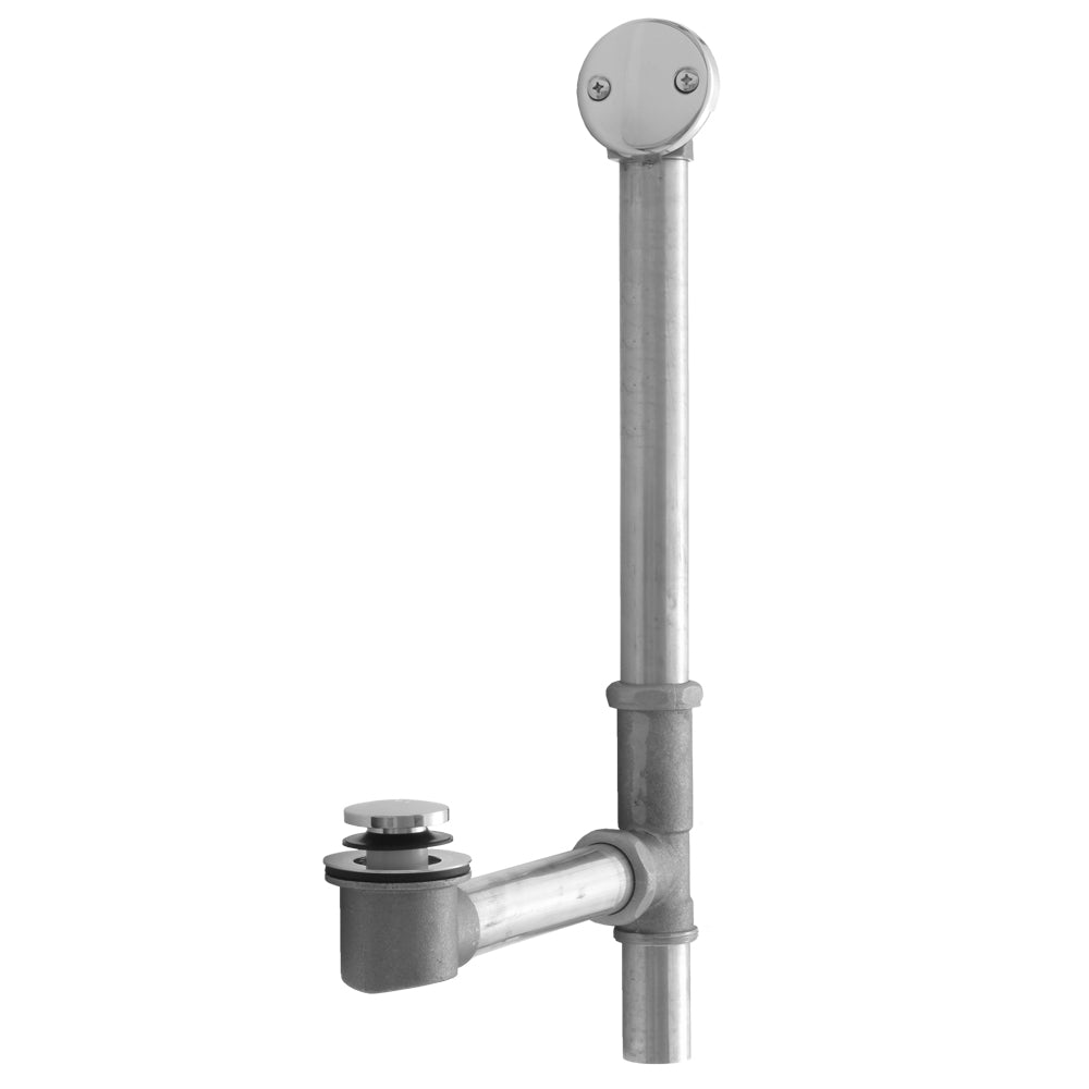 Brass Tub Drain Bottom Outlet Standard Toe Control with Faceplate (2 ...