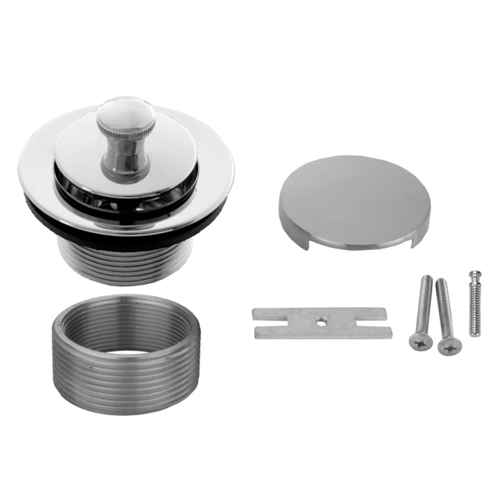 Lift and Turn Tub Drain Strainer with Faceplate (No Hole) in Multiple ...