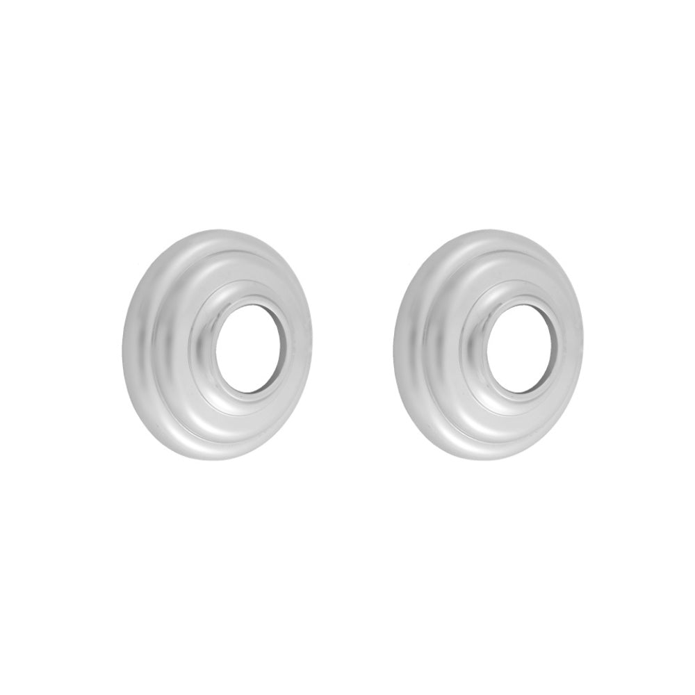 Brass Traditional Shower Curtain Rod Flanges in Multiple Finishes - 6203