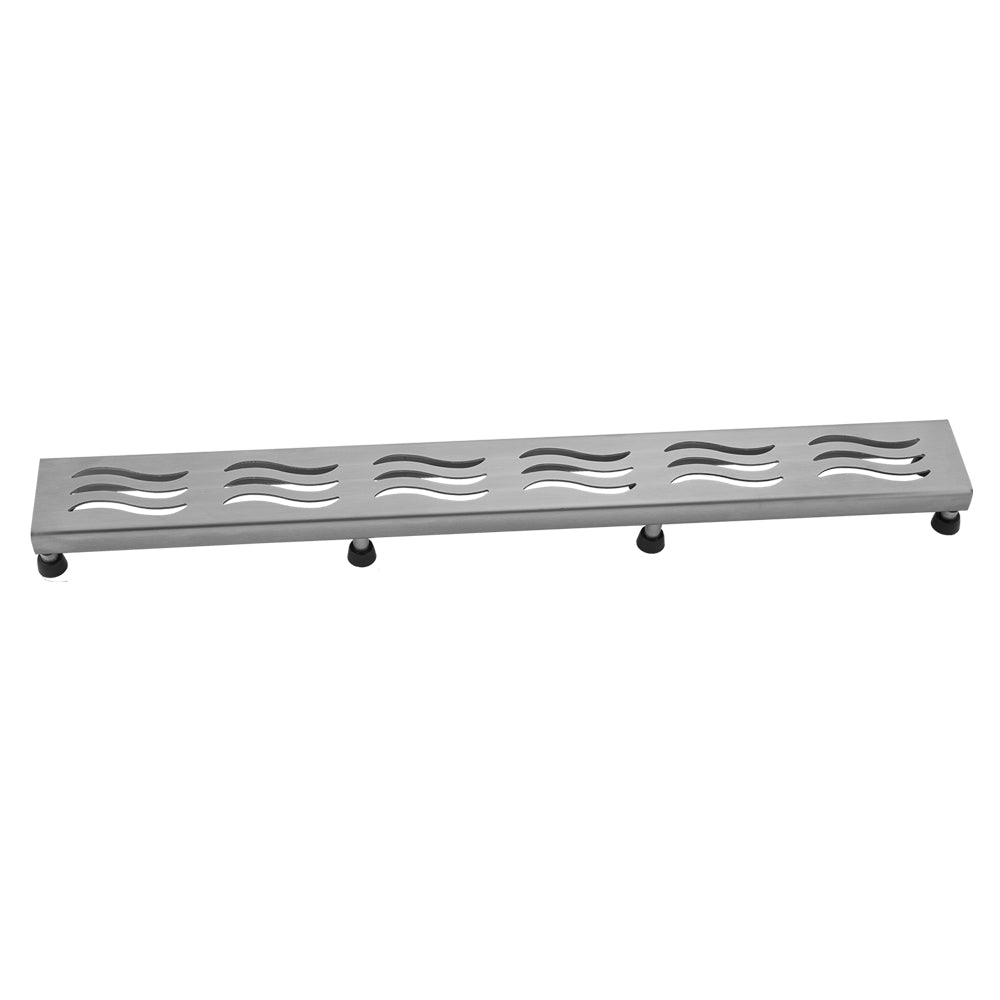 36" Channel Drain Wave Grate in Multiple Finishes | Maison&Co.