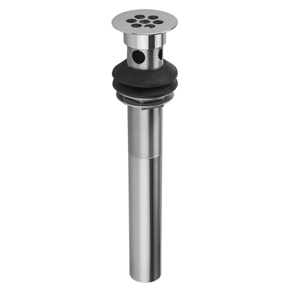 Wide Hole Grid Lavatory Drain with Overflow in Multiple Finishes - 715