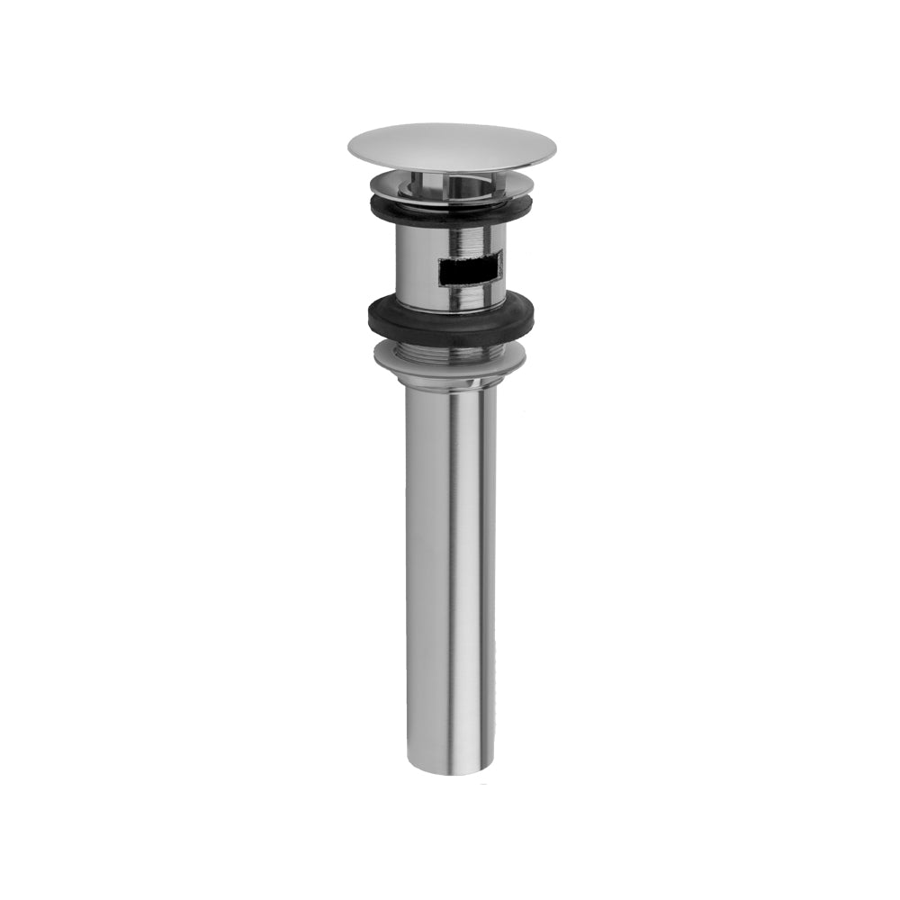 Stationary Round Lavatory Drain with Overflow in Multiple Finishes - 829