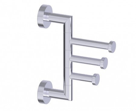 Triple Robe Hook in Multiple Finishes | Maison&Co.