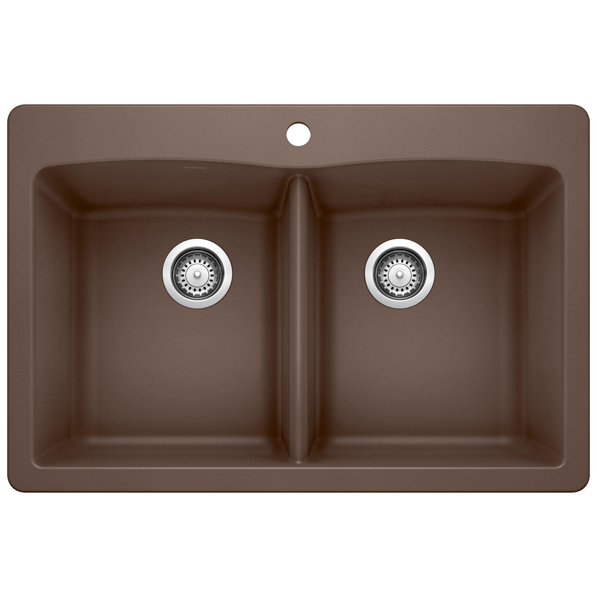 Diamond SILGRANIT 33" 50/50 Double Bowl Dual Mount Kitchen Sink ...